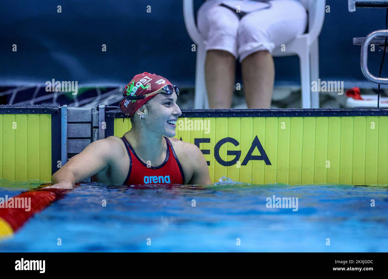 Bosnian swimmer Amina Kajtaz during 48th International Swimming Meeting ...