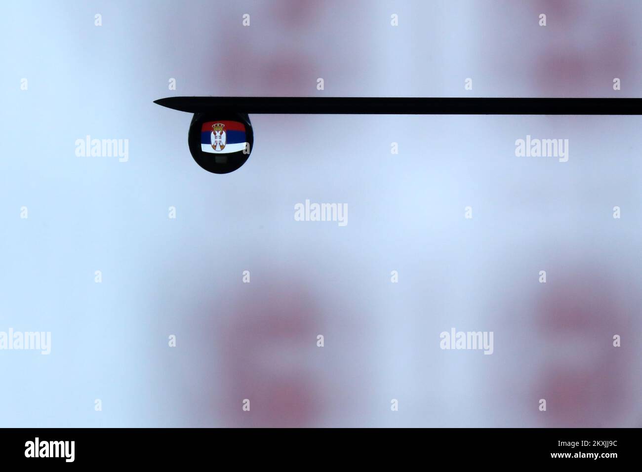 Covid-19 vaccine illustration in Sarajevo, Bosnia and Herzegovina on 11 ...