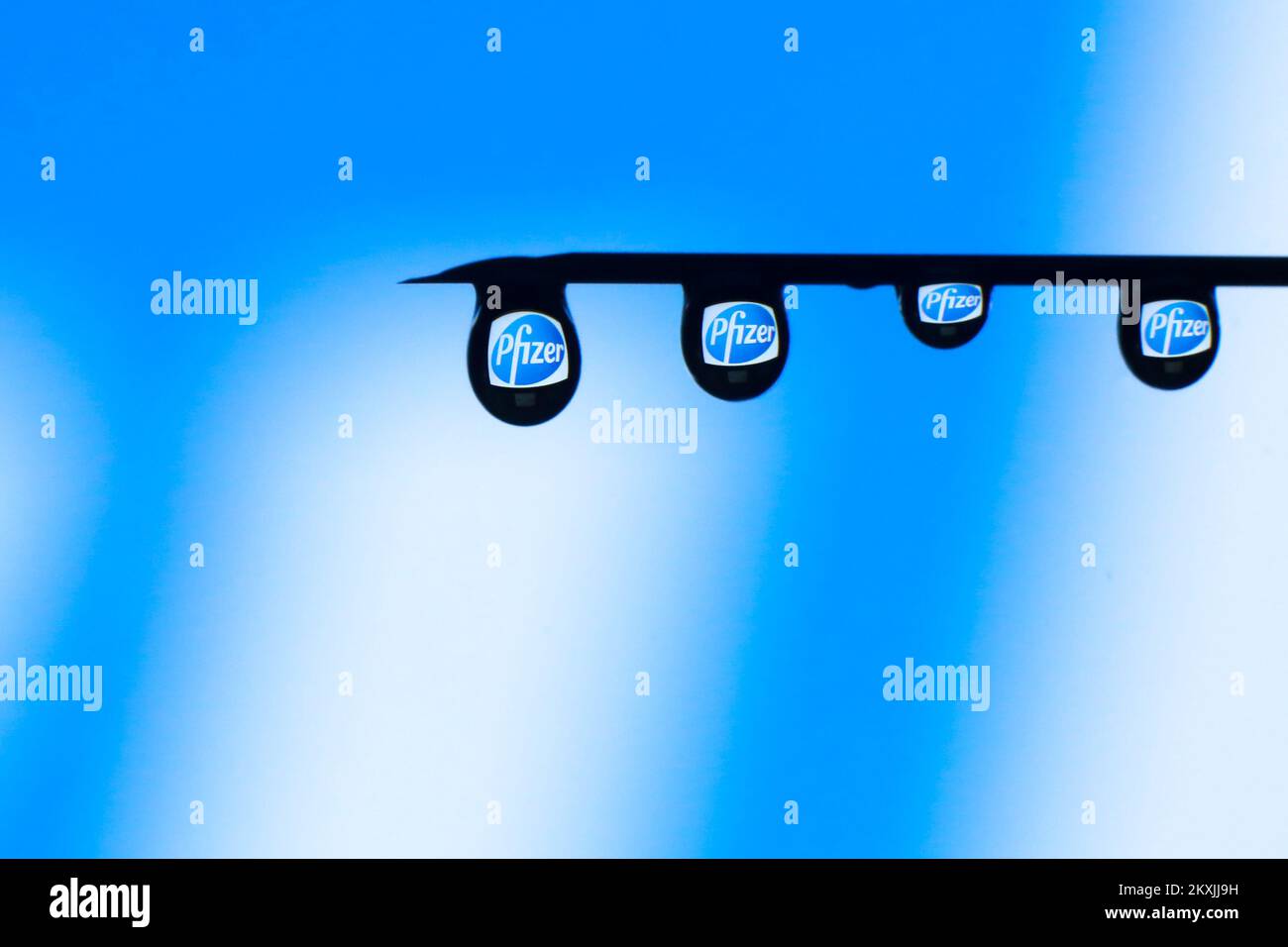 Covid-19 vaccine illustration in Sarajevo, Bosnia and Herzegovina on 11 ...