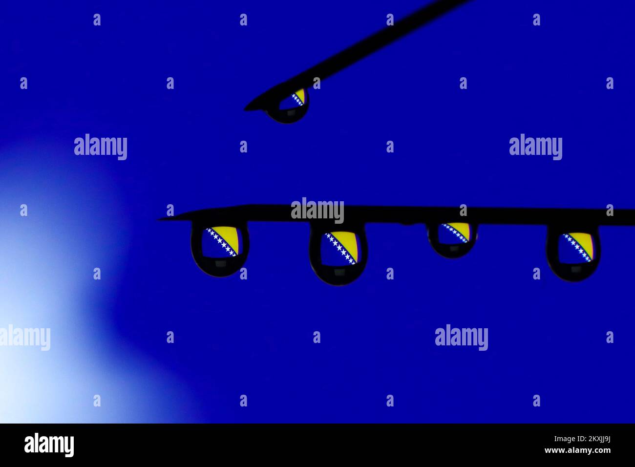 Covid-19 vaccine illustration in Sarajevo, Bosnia and Herzegovina on 11 ...