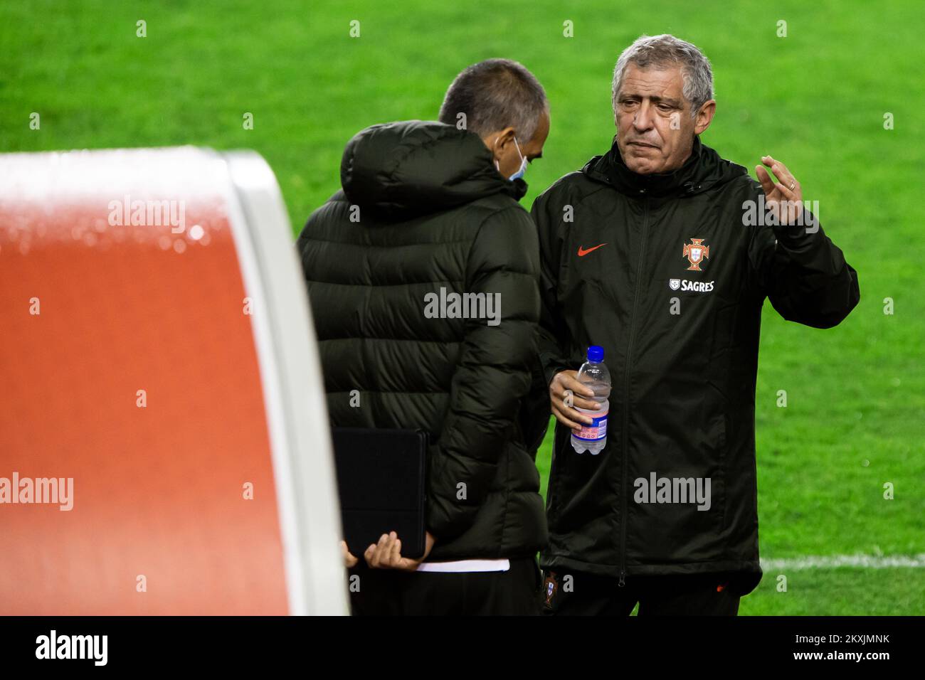 Portugal national football team head coach Fernando Santos at training ...