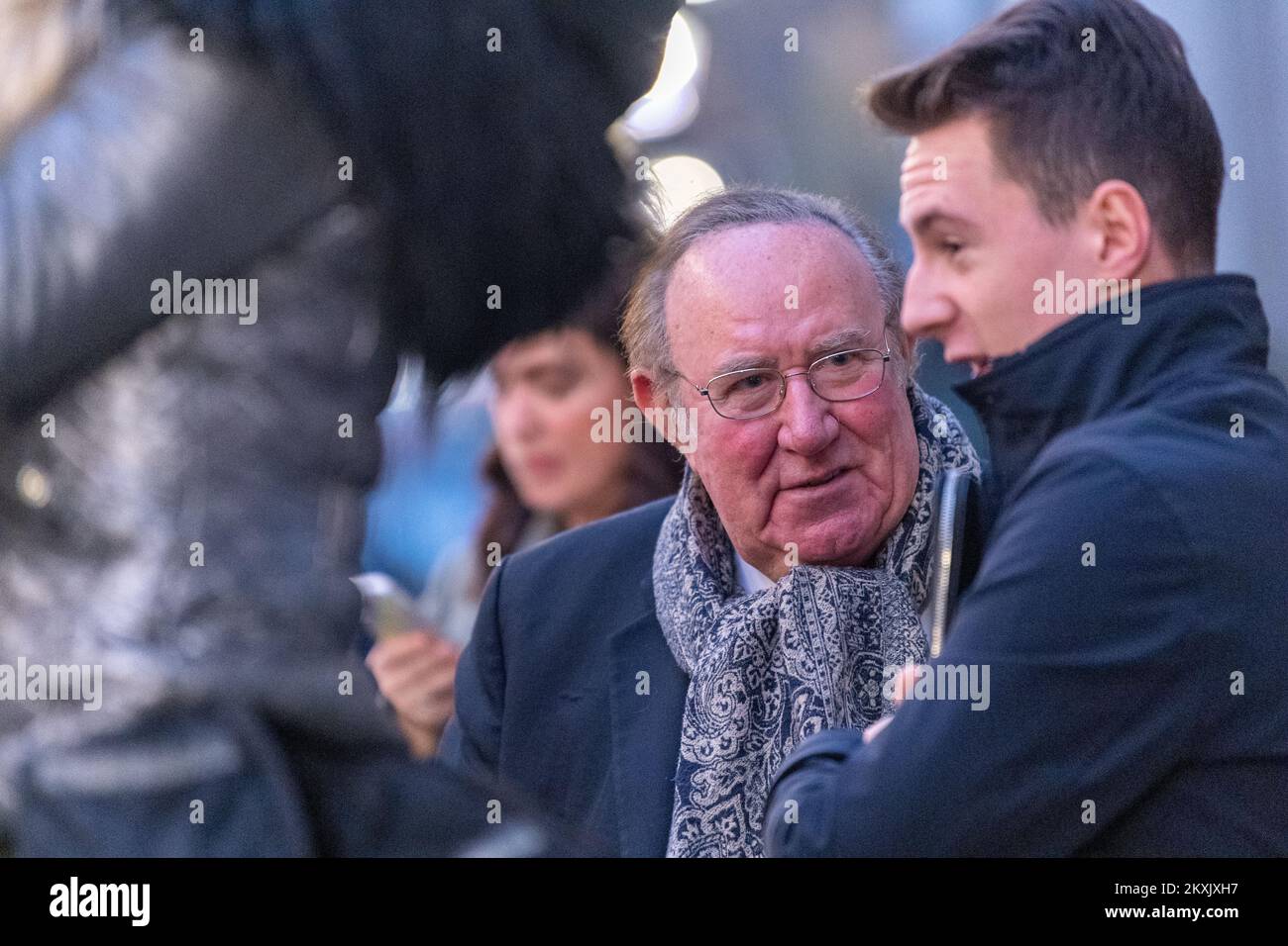 Downing street broadcaster hi-res stock photography and images - Alamy