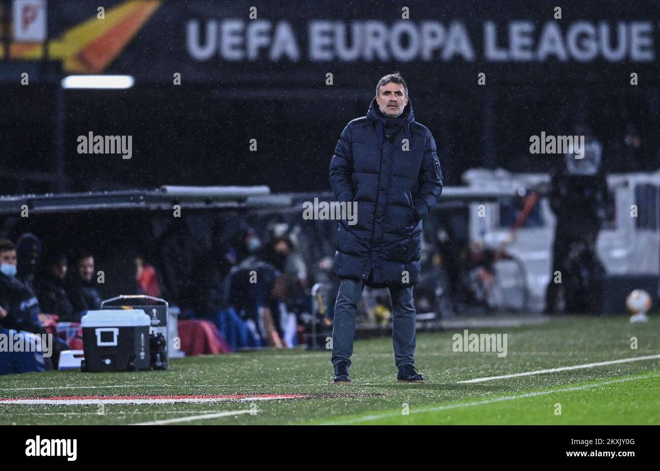 Dinamo Zagreb coach Zoran Mamic during UEFA Europa League match between ...