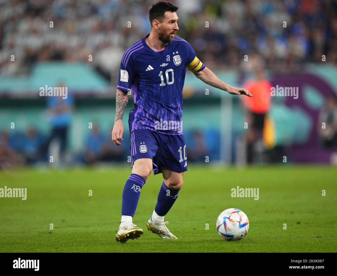 Lionel Messi of Argentina during the FIFA World Cup, Qatar. , . in Doha ...