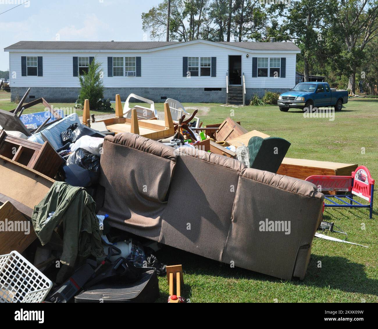 Piled hurricane debris hi-res stock photography and images - Alamy