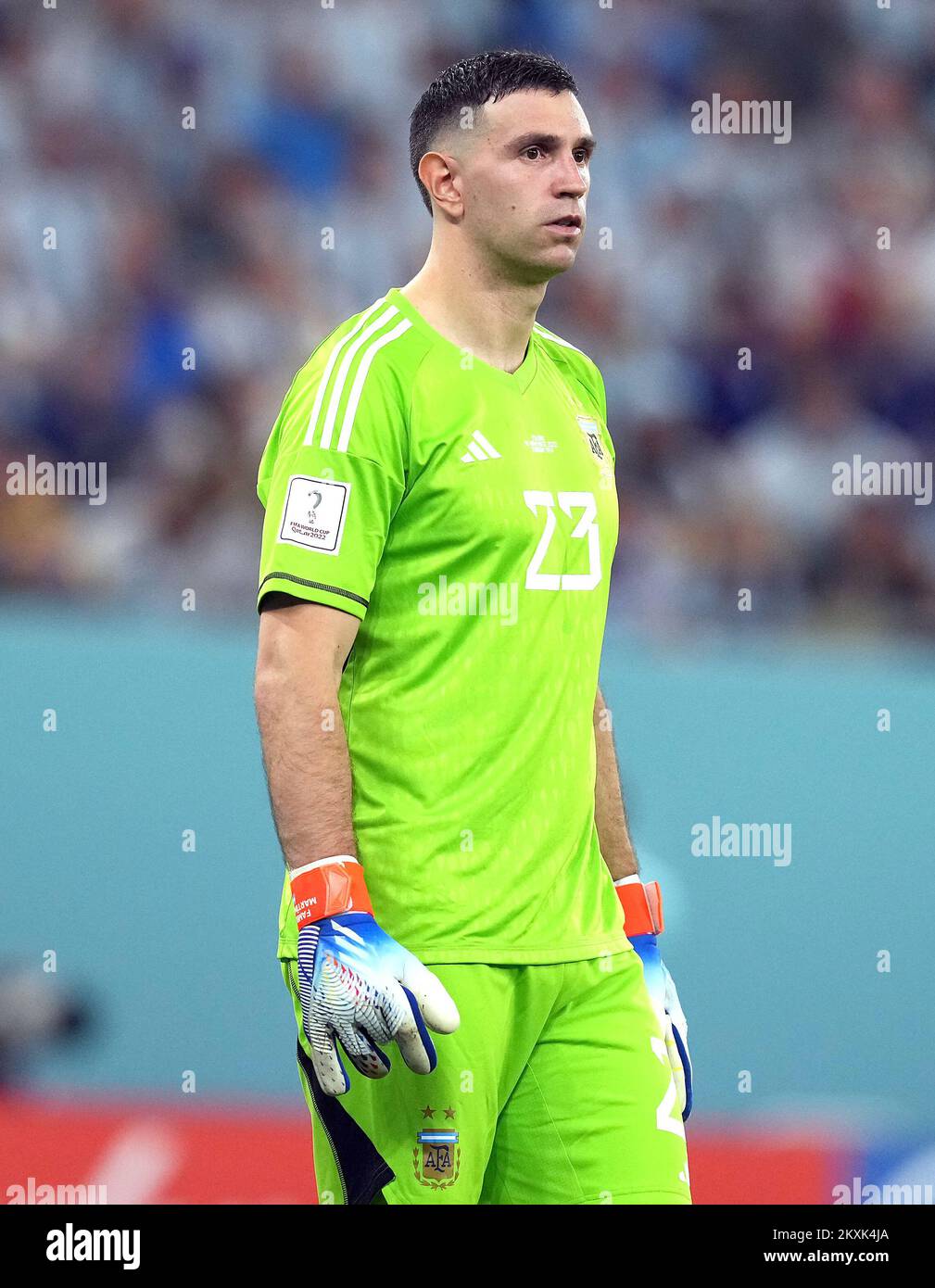 Argentina goalkeeper Emiliano Martinez during the FIFA World Cup Group ...