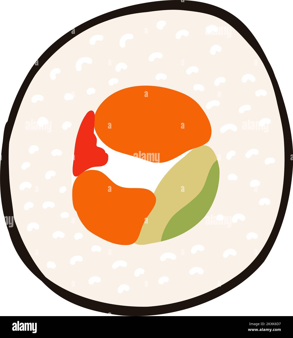 Japanese style sashimi Stock Vector Images - Alamy