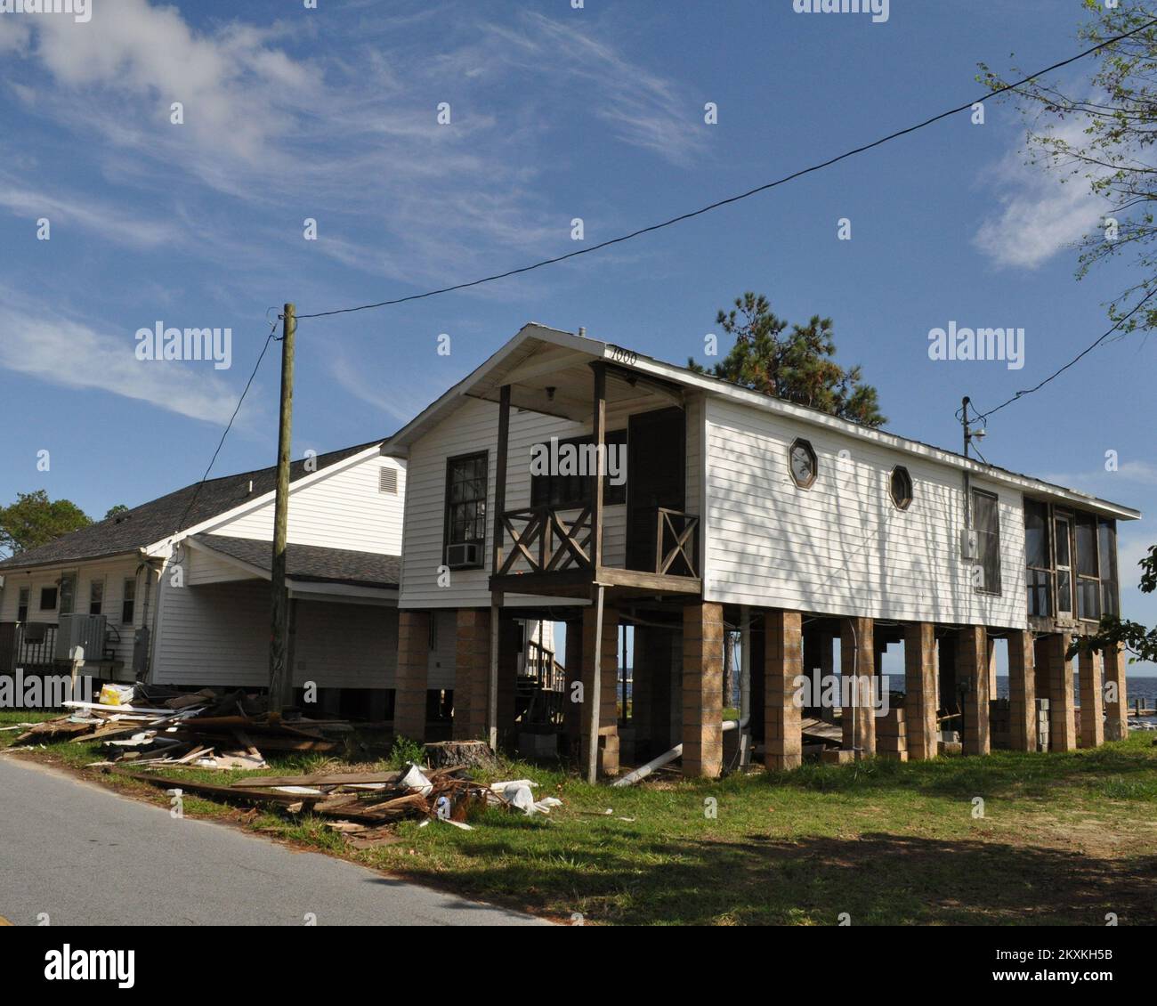 Pamlico Beach Distruction. North Carolina Hurricane Irene. Photographs ...