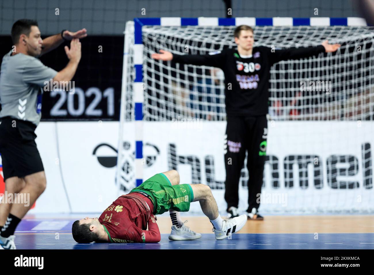 CAIRO, EGYPT - JANUARY 20: Rui Silva of Portugal during the 27th IHF ...