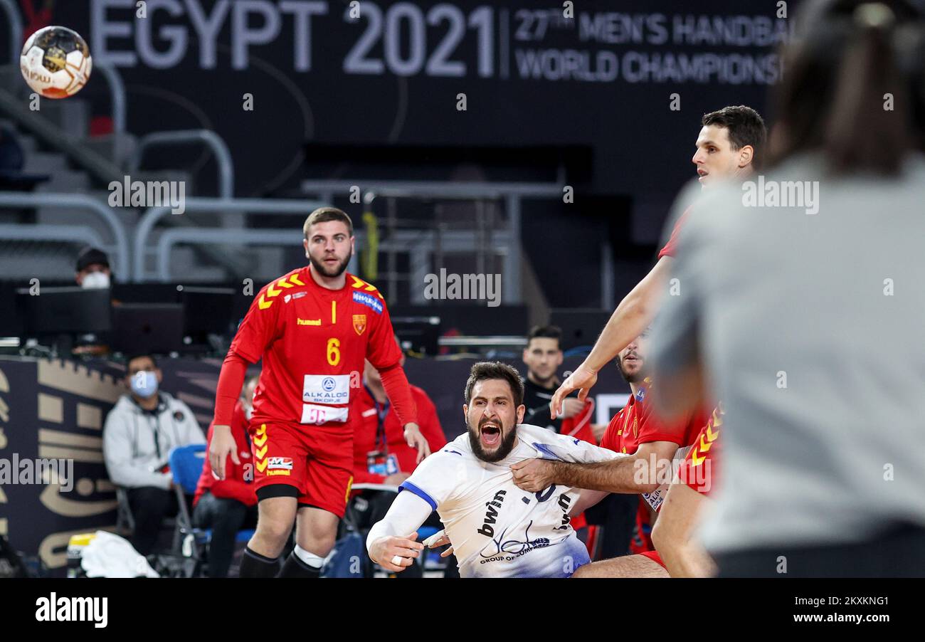 CAIRO, EGYPT - JANUARY 22: Aleksandr Ermakov of Russia during the 27th ...