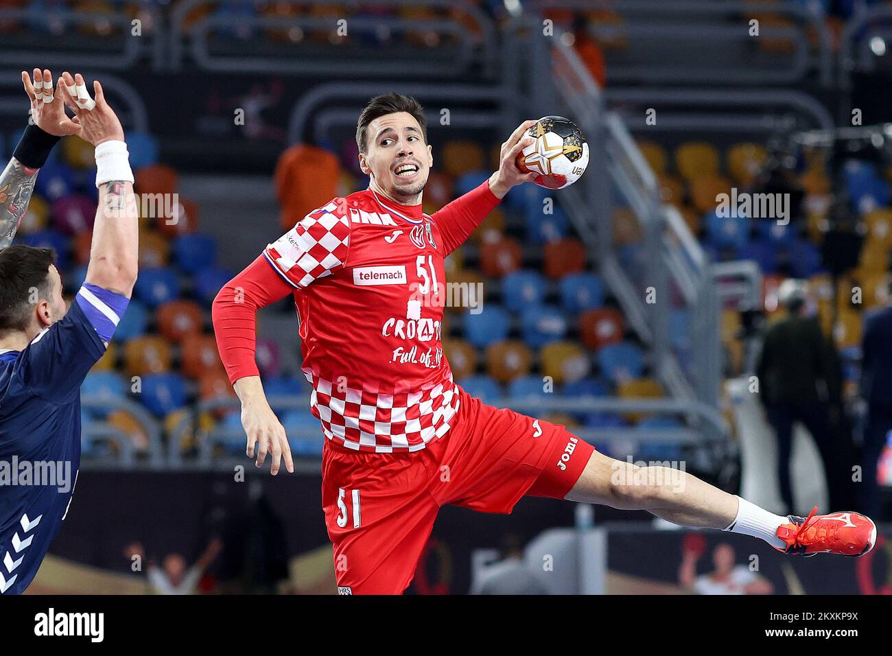 CAIRO, EGYPT - JANUARY 23: Ivan Martinovic of Croatia during the 27th ...