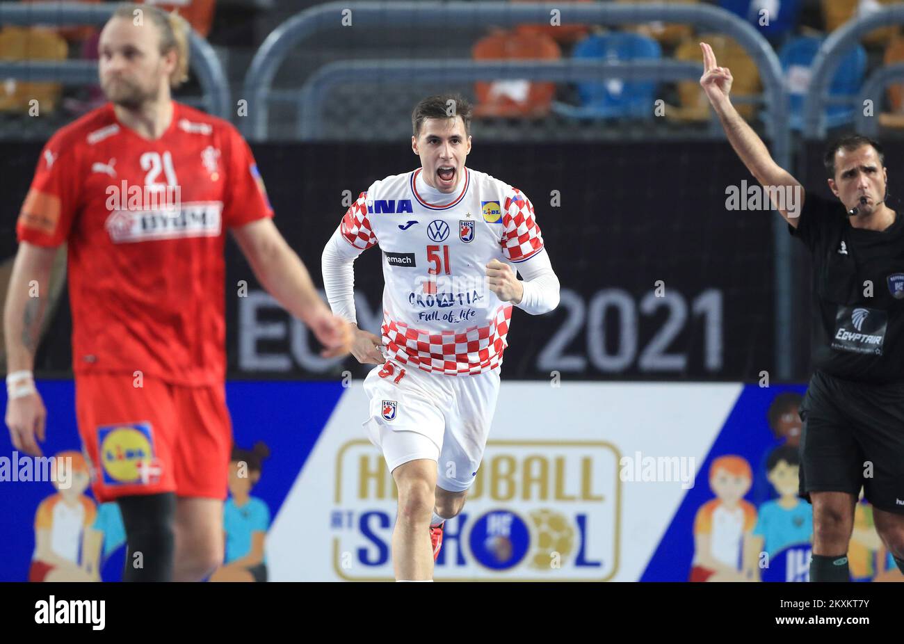 CAIRO, EGYPT - JANUARY 25: Ivan Martinovic of Croatia during the 27th ...