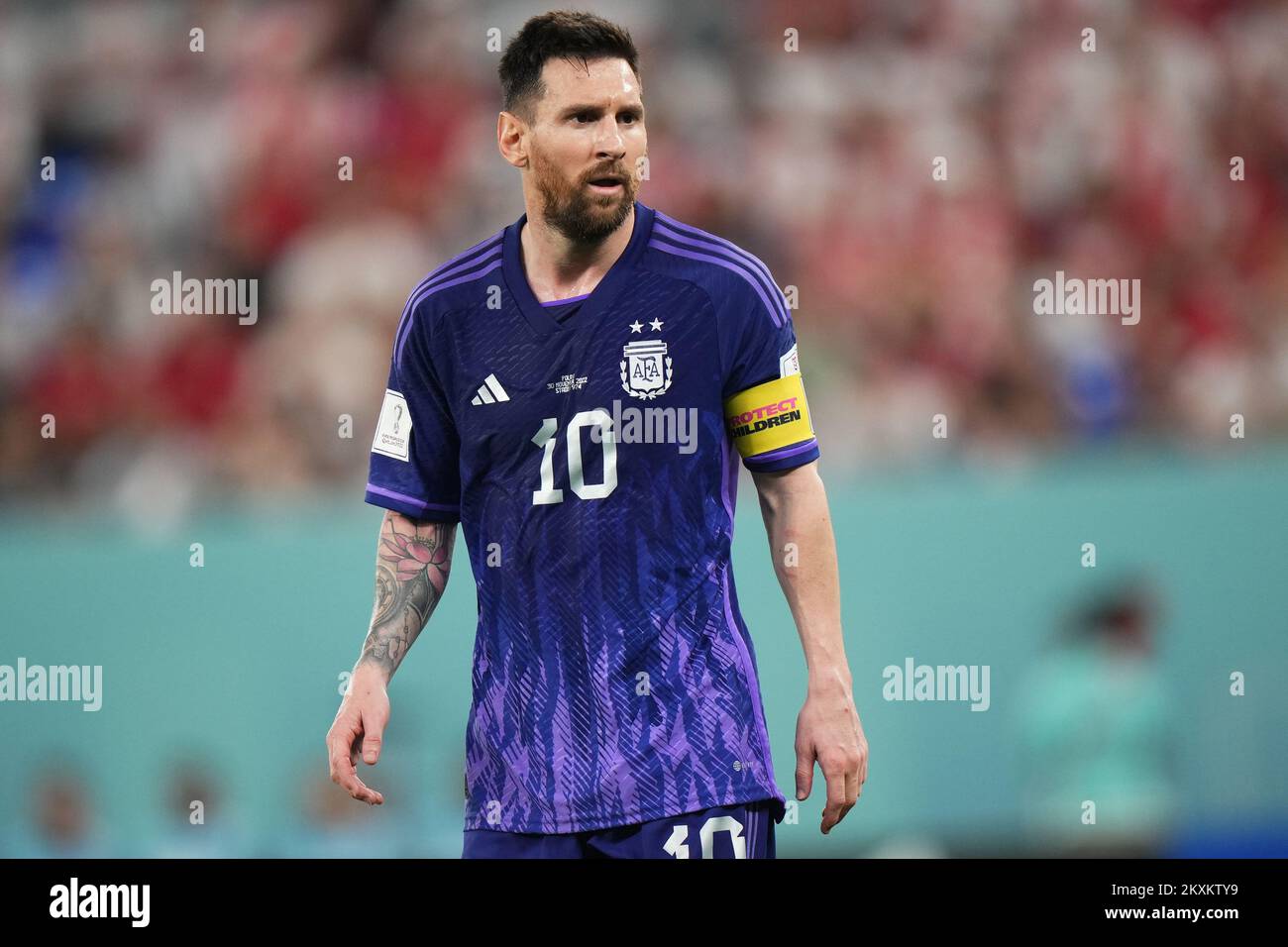 Lionel Messi of Argentina during the FIFA World Cup, Qatar. , . in Doha ...