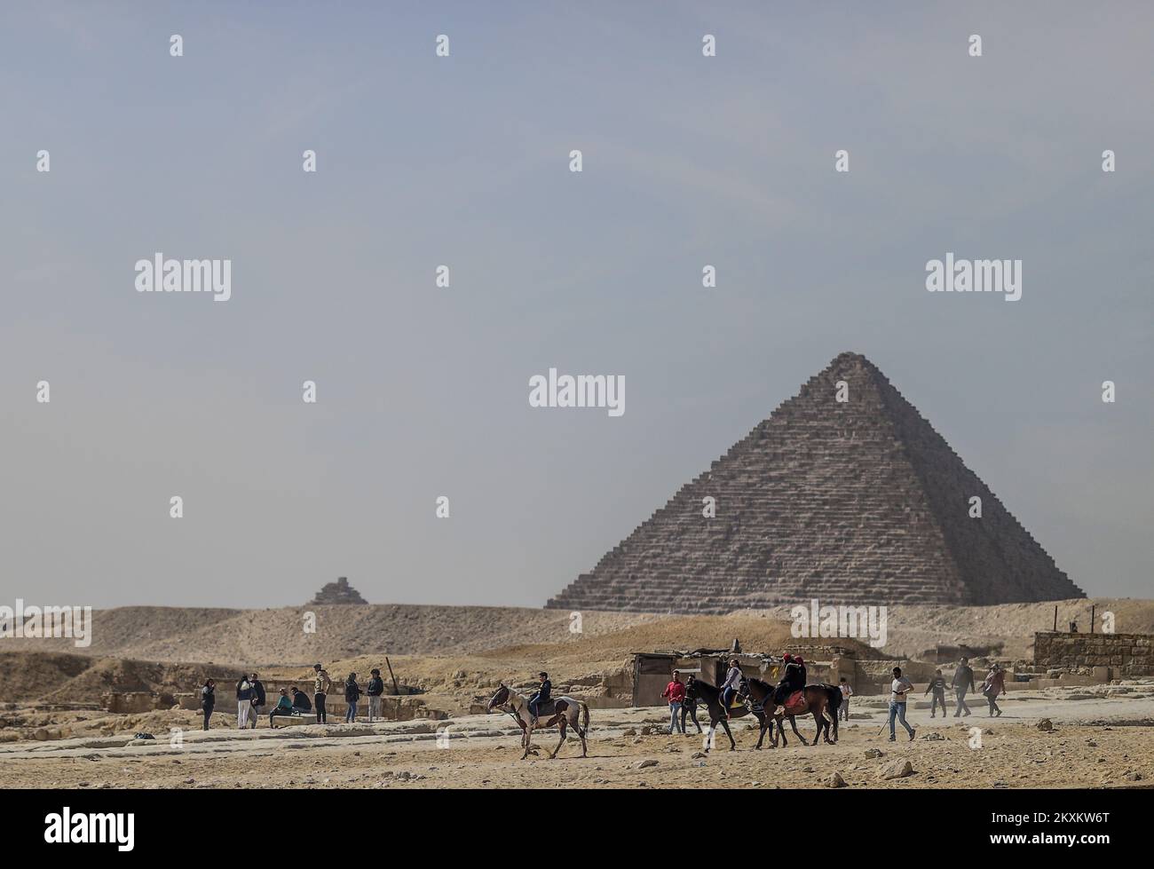 The Great Pyramid of Giza is the oldest and largest of the three ...