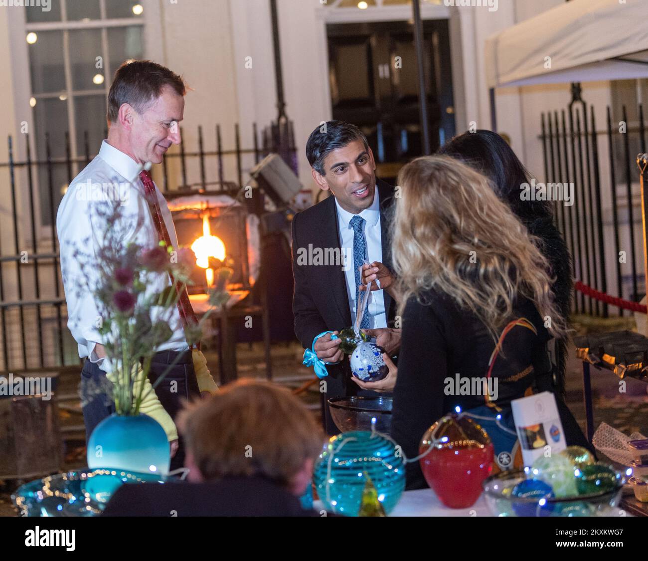 London, UK. 30th Nov, 2022. Downing Street Festive Showcase with Rishi ...
