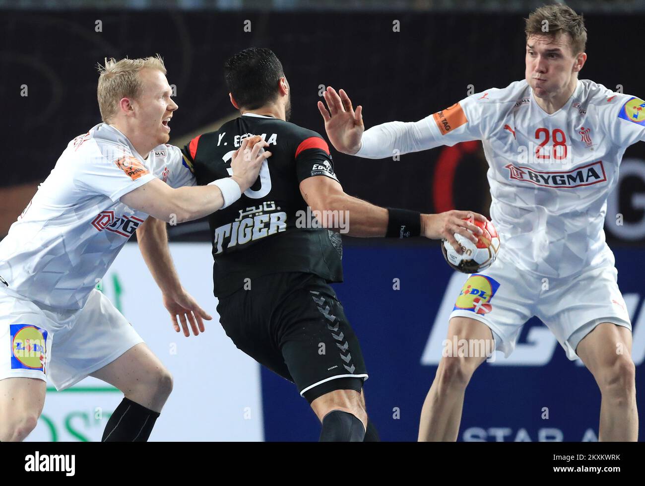 CAIRO, EGYPT - JANUARY 27: Lasse Andersson of Denmark during the 27th ...