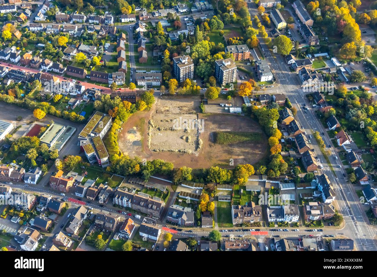 Construction site neustrasse corner westring hi-res stock photography ...