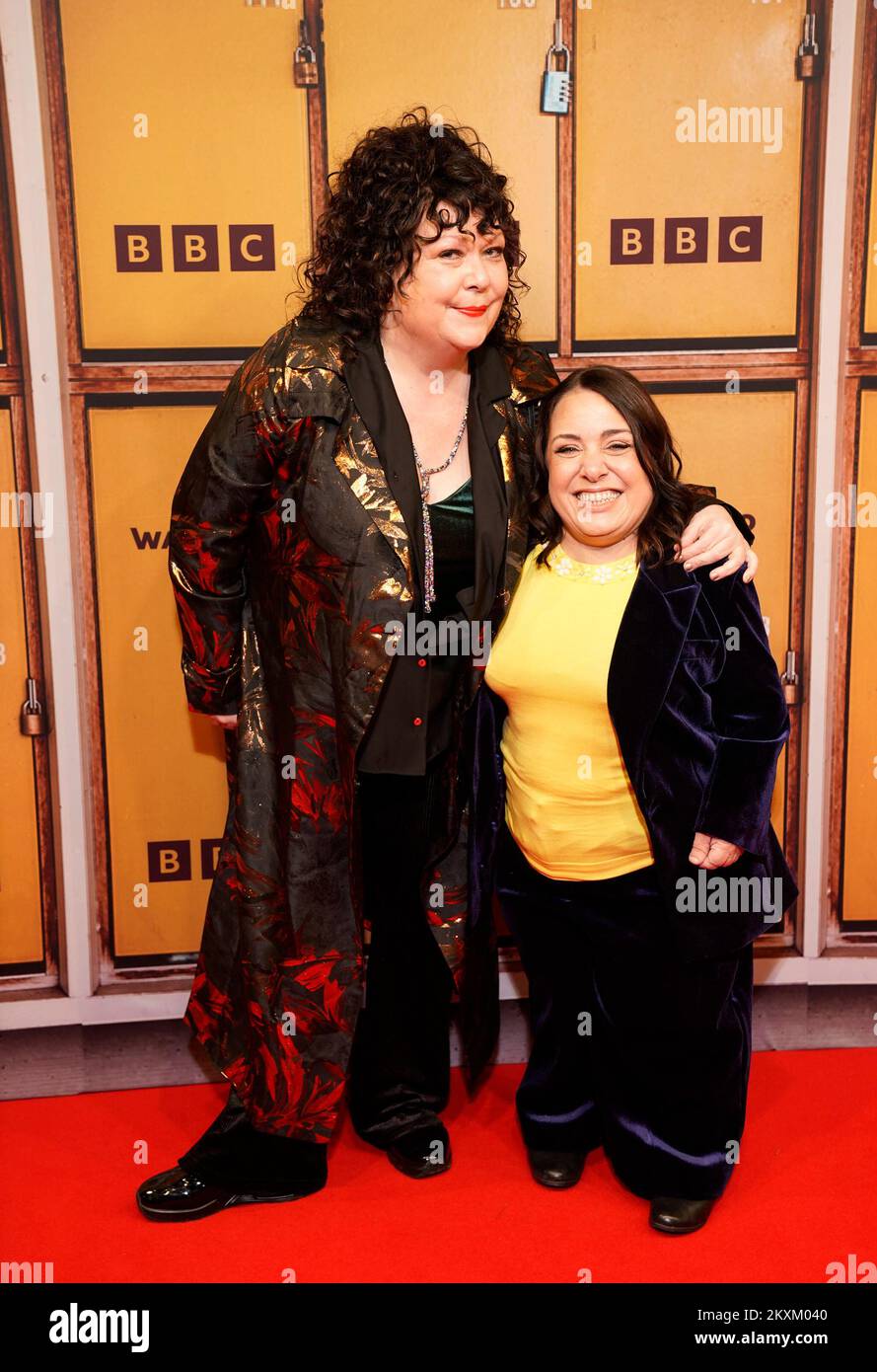 Sue Vincent (left) and Jo Coffey attends the screening for new series ...
