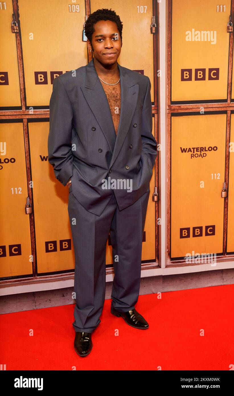 Thapelo Ray attends the screening for new series of the BBC's Waterloo ...