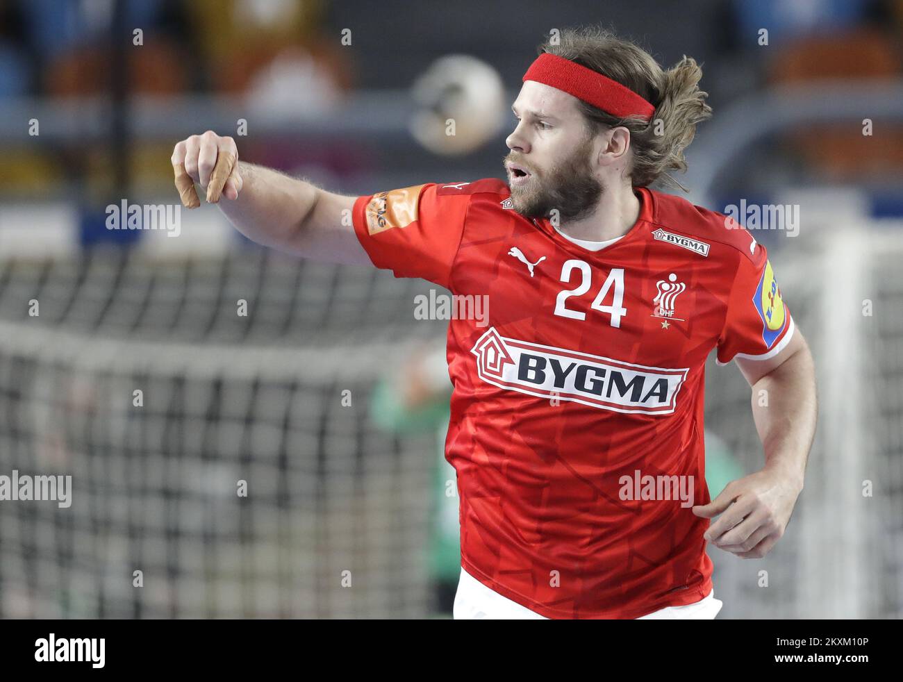 CAIRO, EGYPT - JANUARY 31: Mikkel Hansen of Denmark during the 27th IHF ...