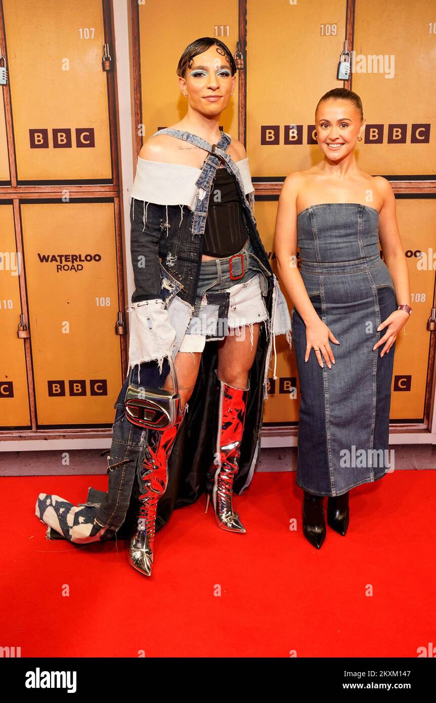 Adam Ali and Natalie O'Leary, attend the screening for new series of ...