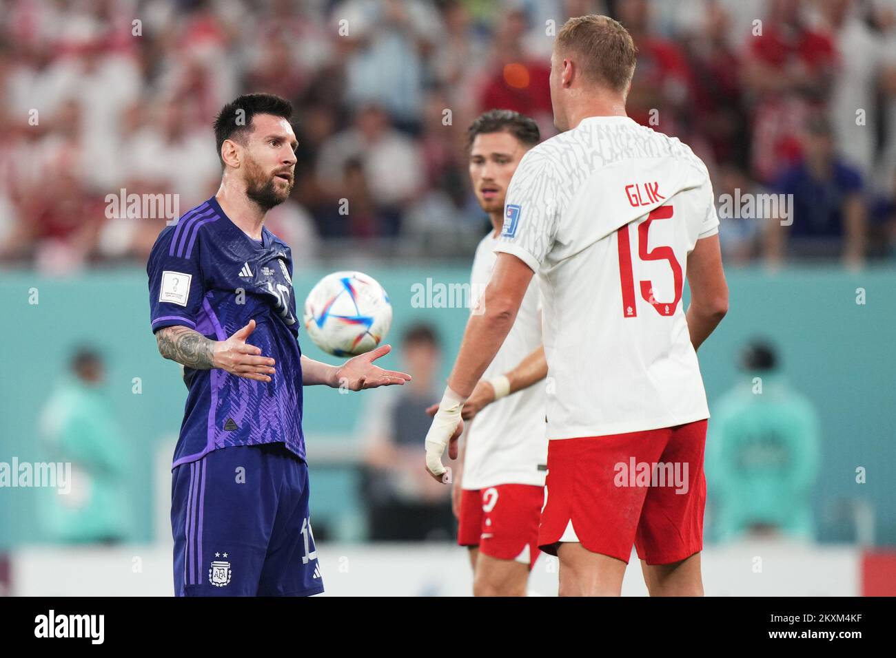 Lionel Messi of Argentina during the FIFA World Cup, Qatar. , . in Doha ...