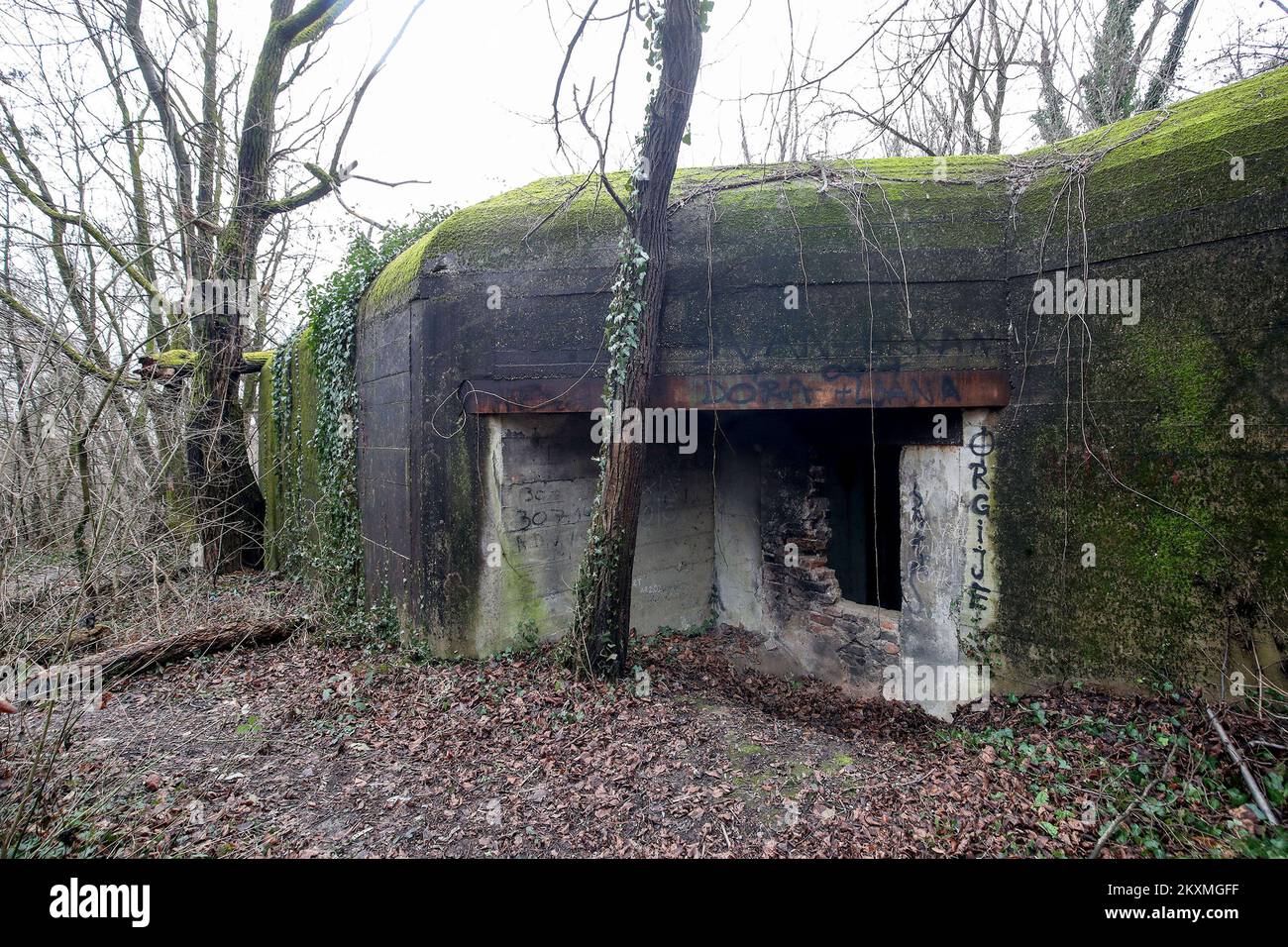 Photo taken on January 25, 2021 shows one of the largest remaining ...