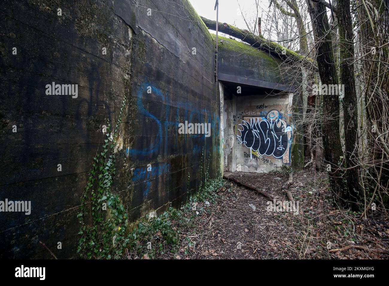 Photo taken on January 25, 2021 shows one of the largest remaining ...