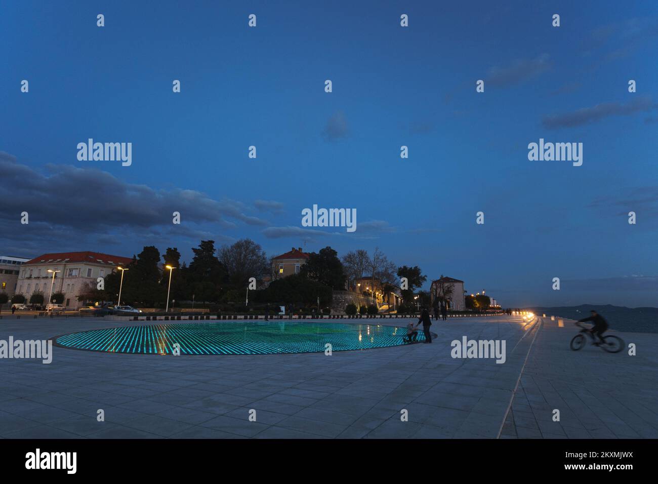 Photo taken on March 17, 2021 shows art installation Greetings to the ...