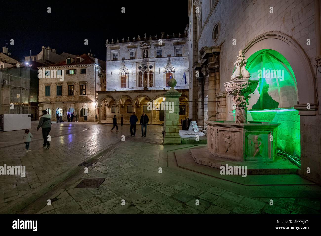 Photo taken on March 17, 2021 shows Small Onofrio's Fountain ...