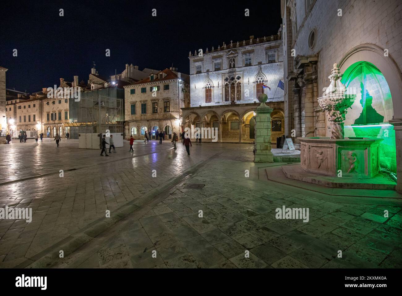 Photo taken on March 17, 2021 shows Small Onofrio's Fountain ...