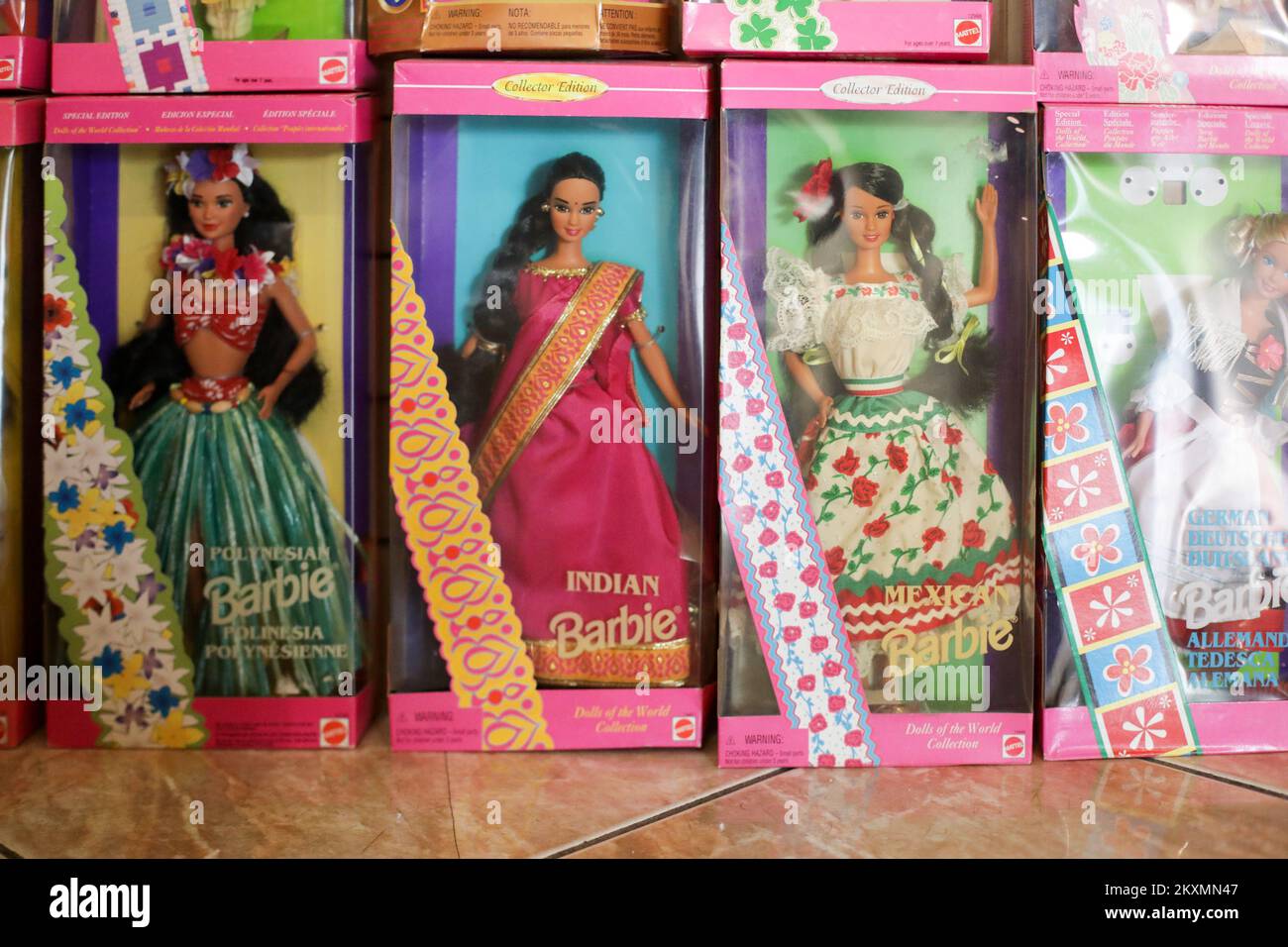 The pictures show Barbie dolls from the collection of Sanja Grsetic ...