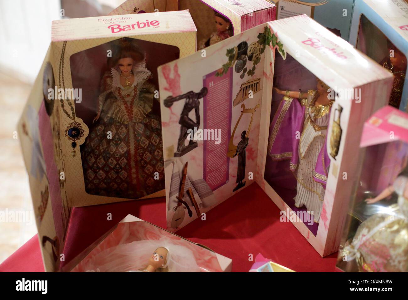 The pictures show Barbie dolls from the collection of Sanja Grsetic ...