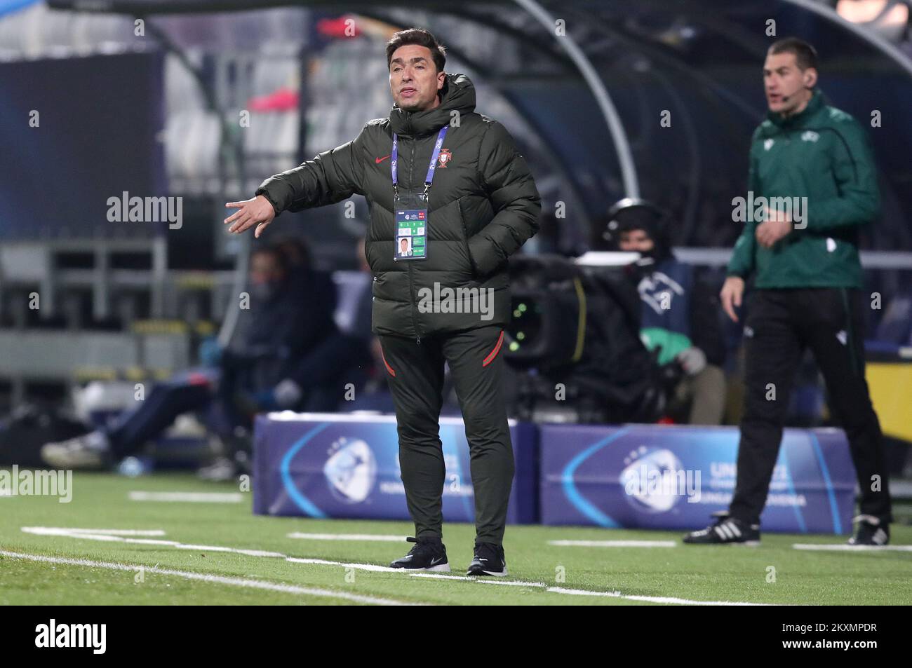 Portugal Head Coach Rui Jorge gestures during the 2021 UEFA European ...