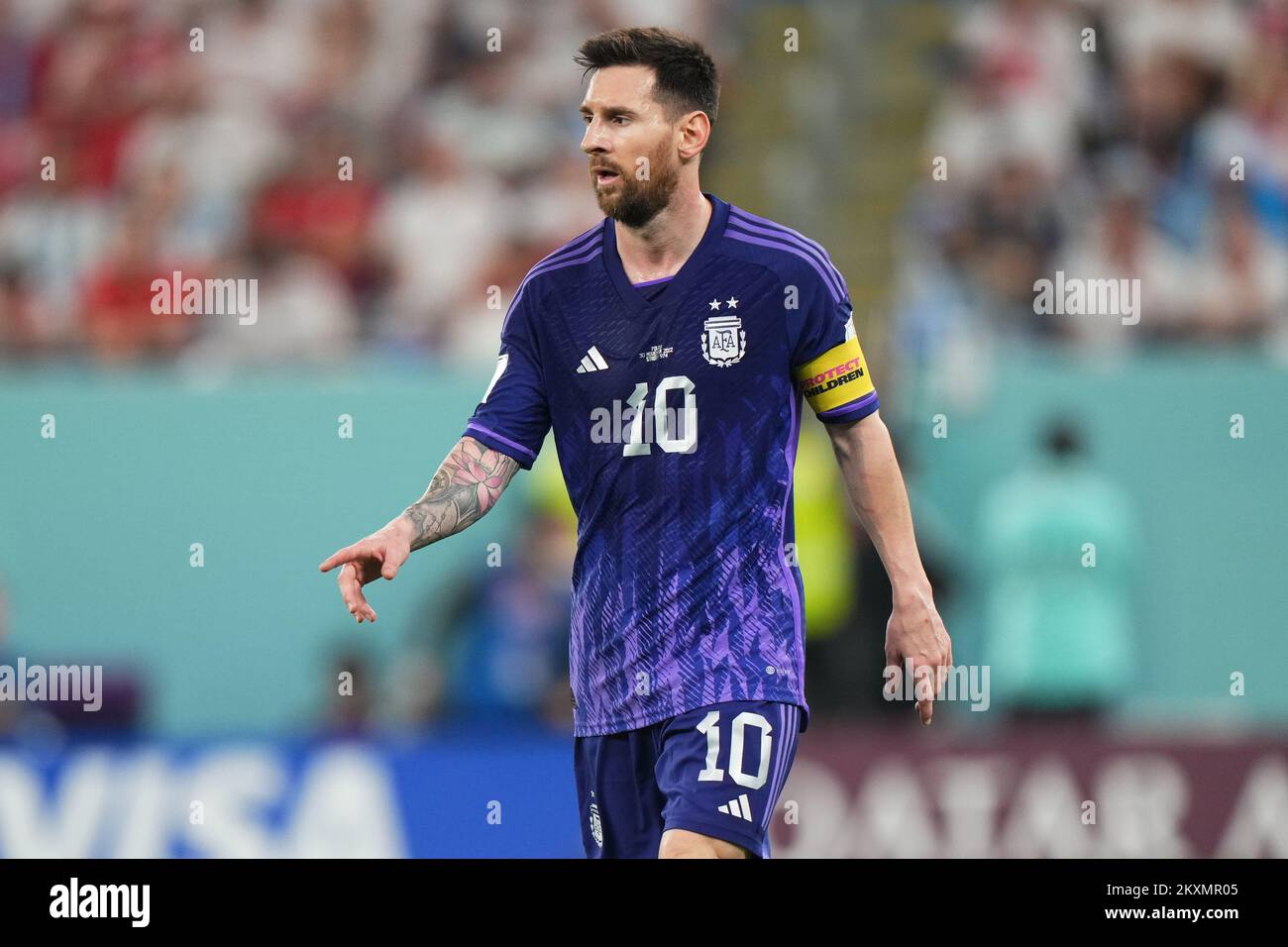 Lionel Messi of Argentina during the FIFA World Cup, Qatar. , . in Doha ...
