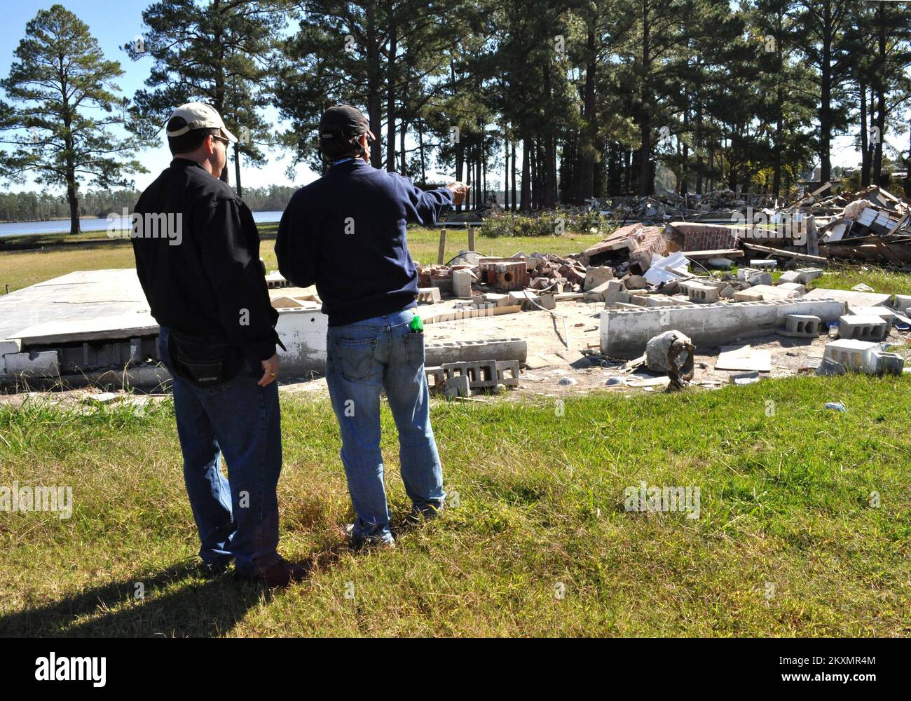 Little Remains to Show the Inspector. North Carolina Hurricane Irene ...