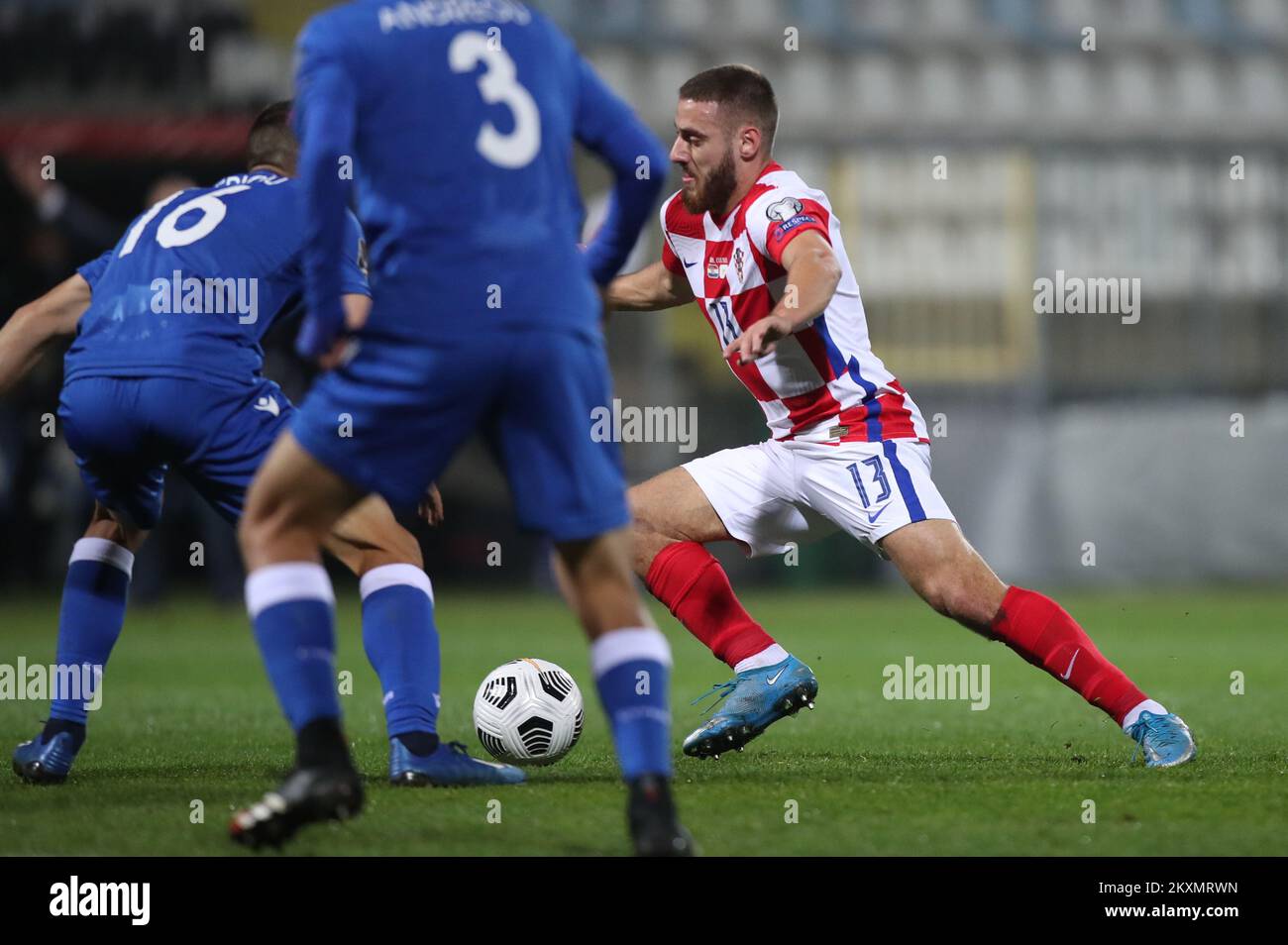 RIJEKA, CROATIA - MARCH 27: Nikola Vlasic of Croatia during the FIFA ...