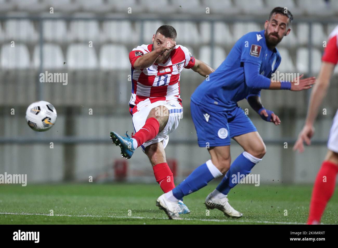 RIJEKA, CROATIA - MARCH 27: Nikola Vlasic of Croatia during the FIFA ...