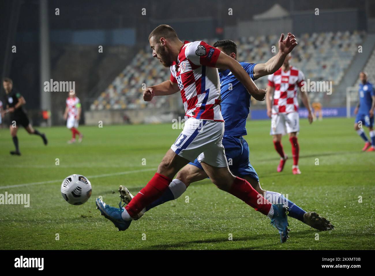 RIJEKA, CROATIA - MARCH 27: Nikola Vlasic of Croatia during the FIFA ...