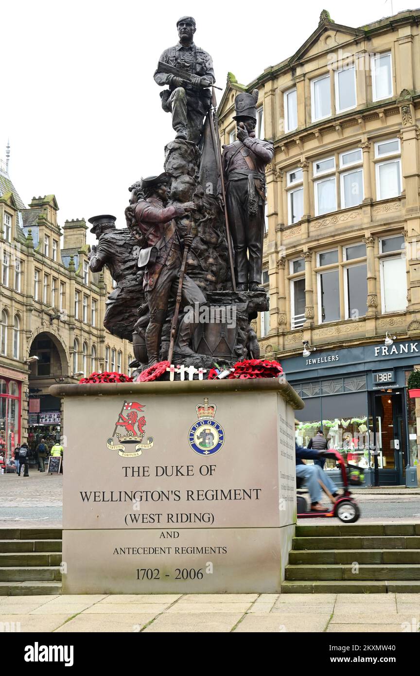 Duke of Wellington Regiment Memorial Stock Photo - Alamy