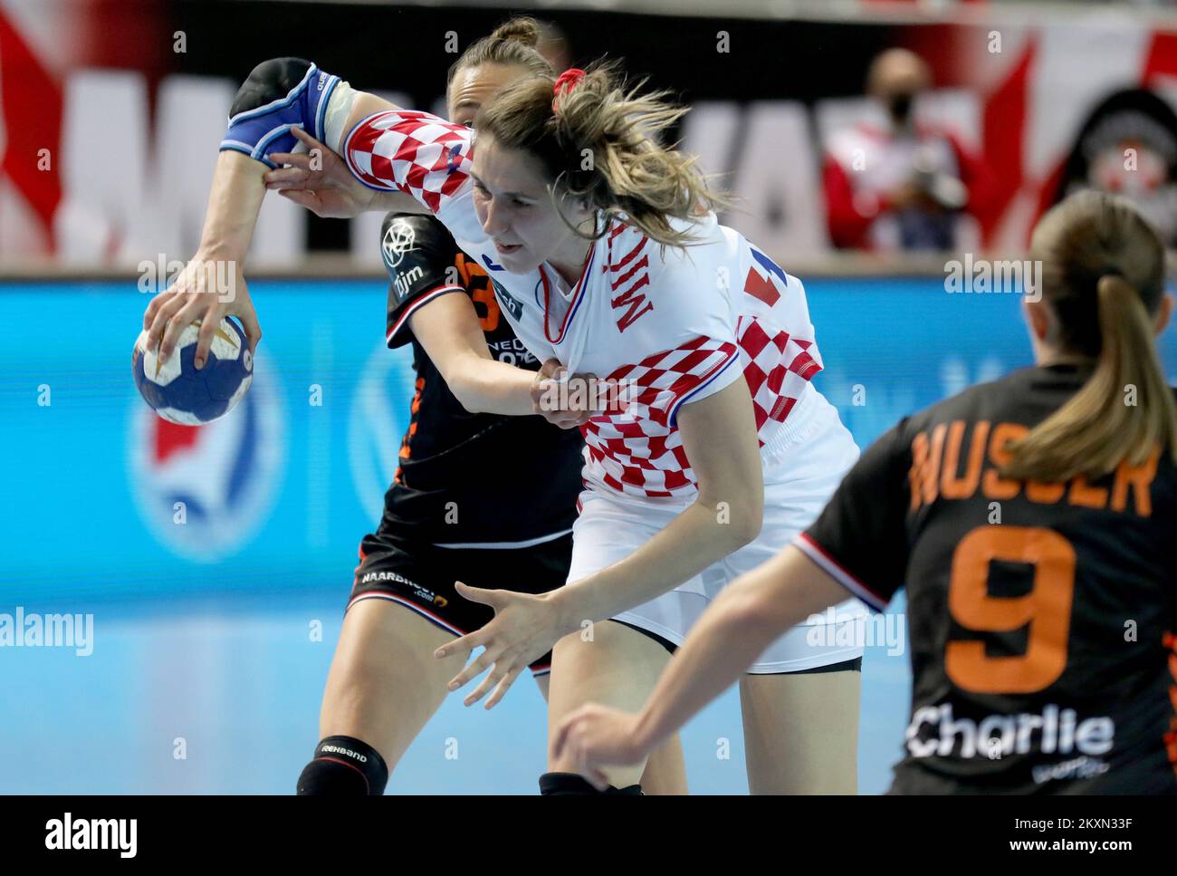 Camila Micijevic of Croatia in action during HEP Croatia Cup handball ...