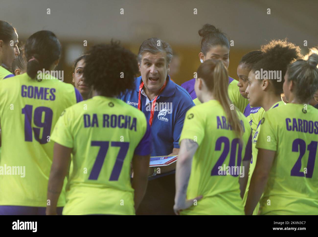 Head Coach Duenas de Galarza Jorge of Brazil during HEP Croatia Cup ...
