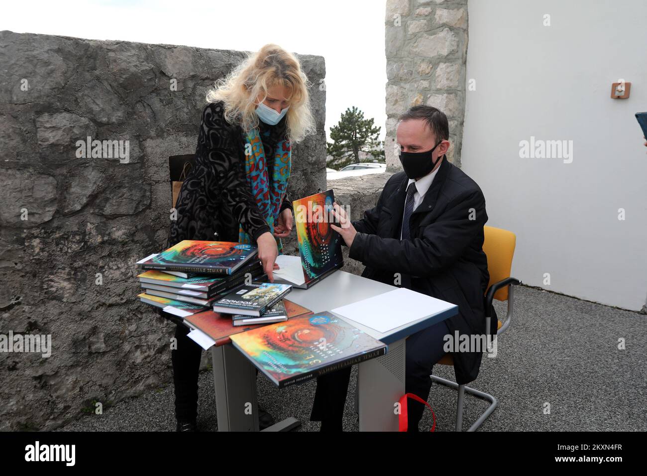 Russian cosmonaut Sergey Ryazansky visited the Astronomical Center ...