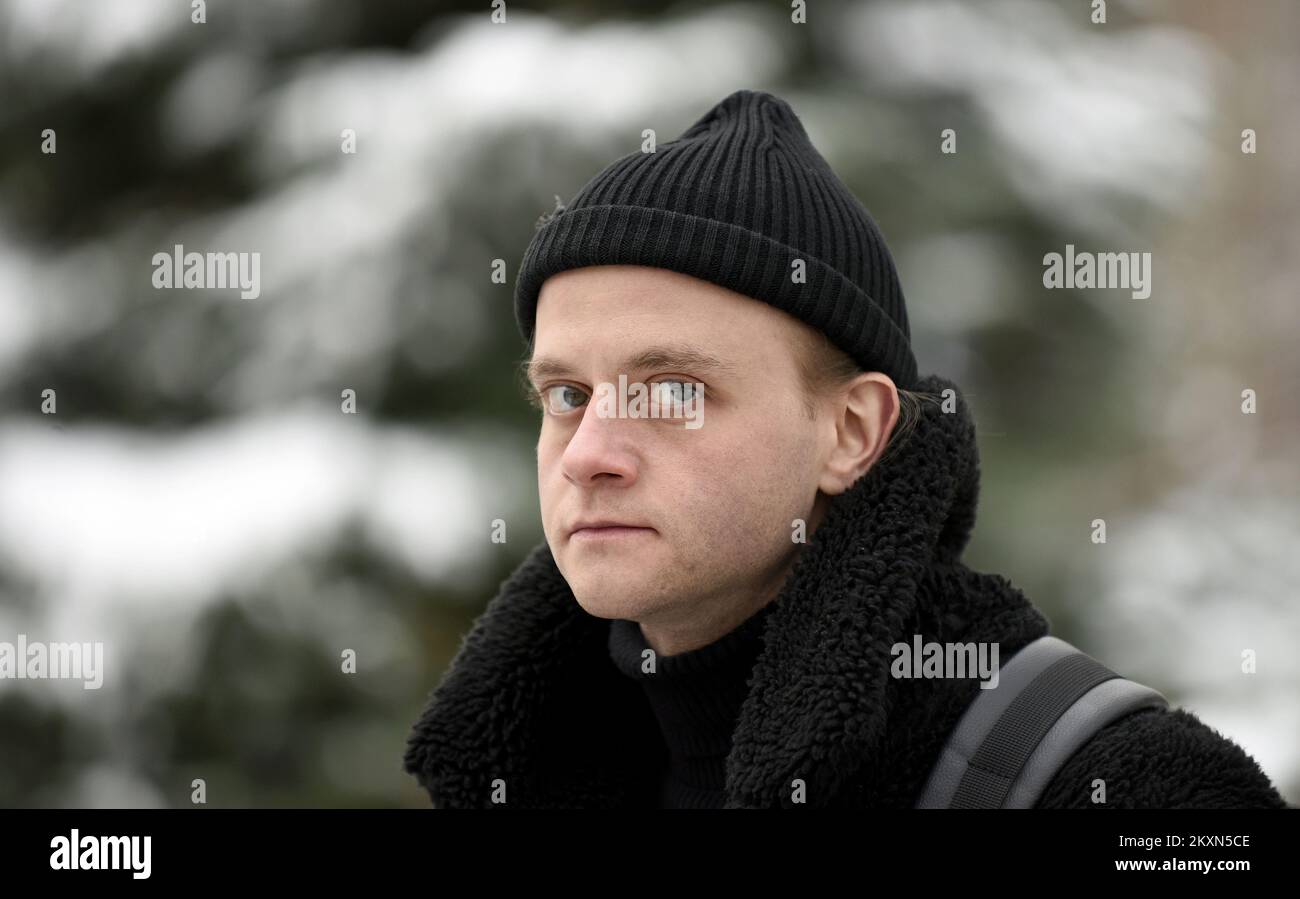 KYIV, UKRAINE - NOVEMBER 30, 2022 - Actor of the Ivan Franko National ...