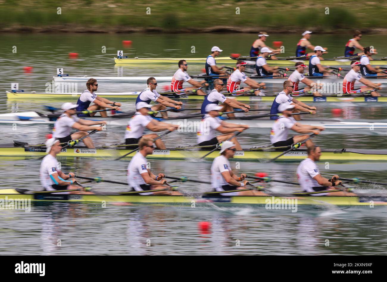 Mens quadruple sculls final hi-res stock photography and images - Alamy