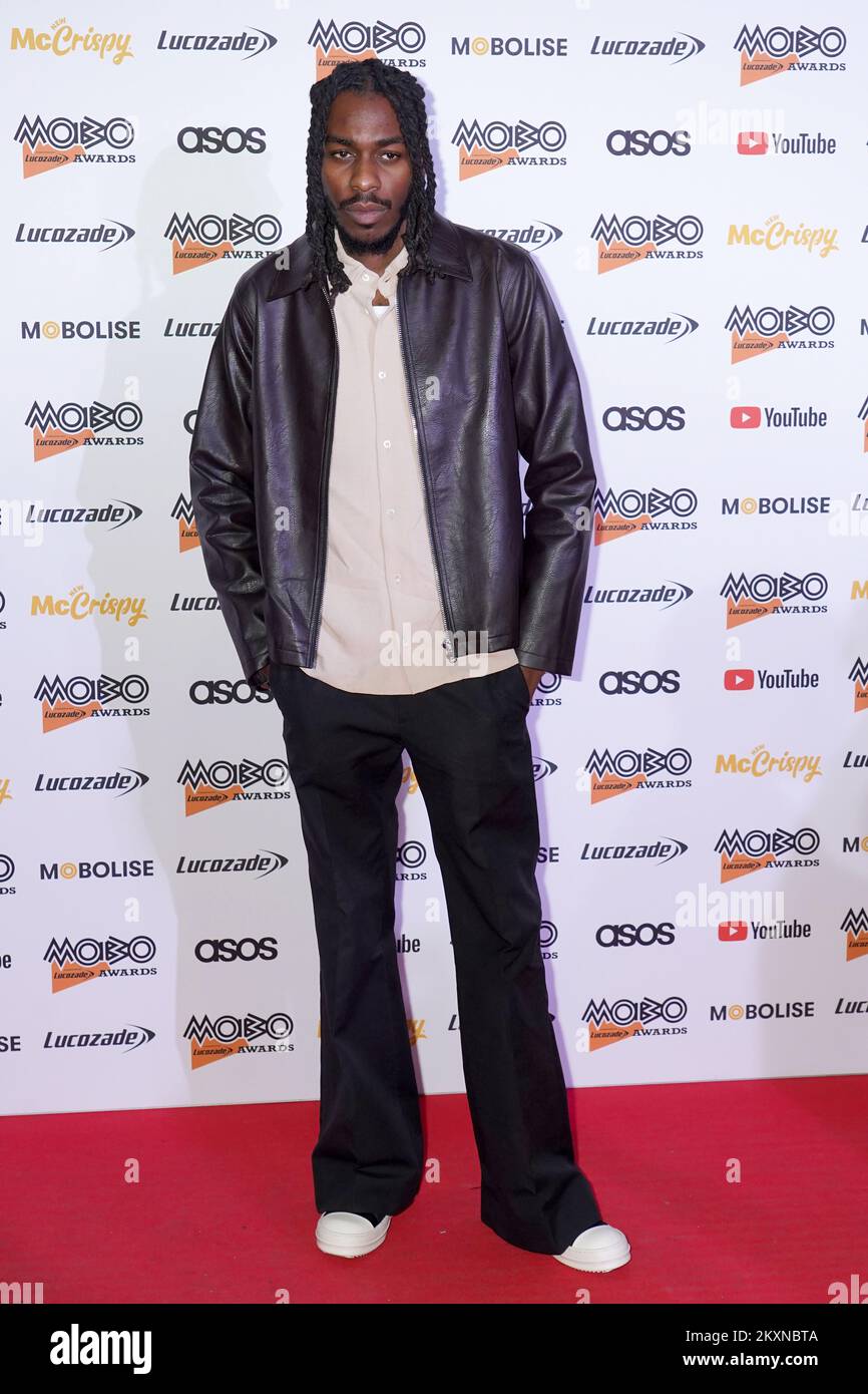 Knucks attending the Mobo Awards 2022 at the OVO Arena Wembley, London ...
