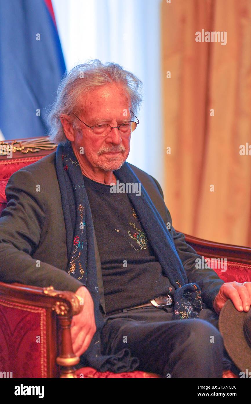 Peter Handke, Nobel laureate, novelist, playwright, translator, poet ...
