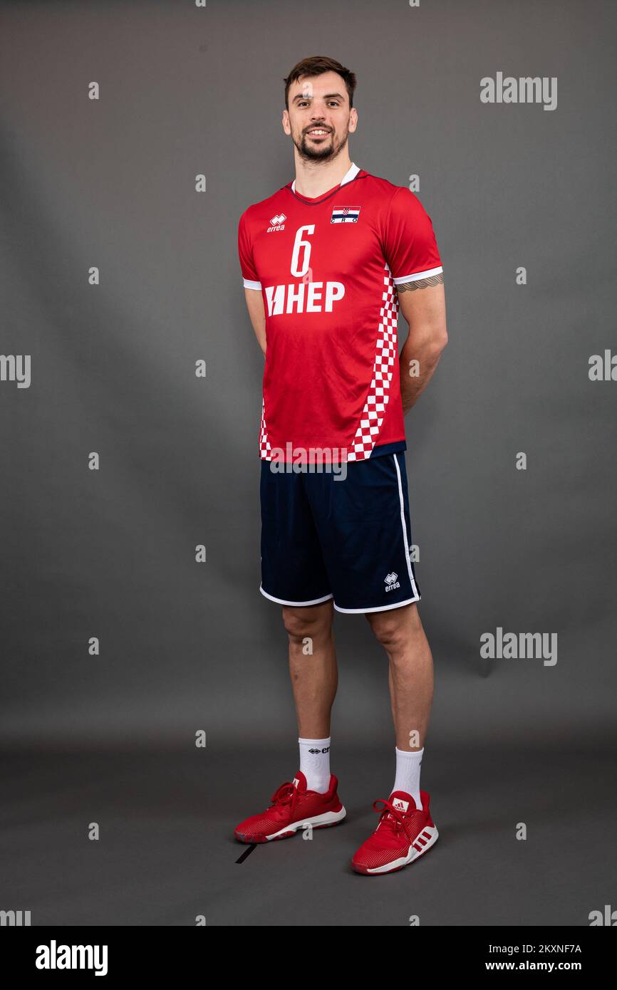 Volleyball player of the Croatian senior volleyball team Ivan Raic in ...