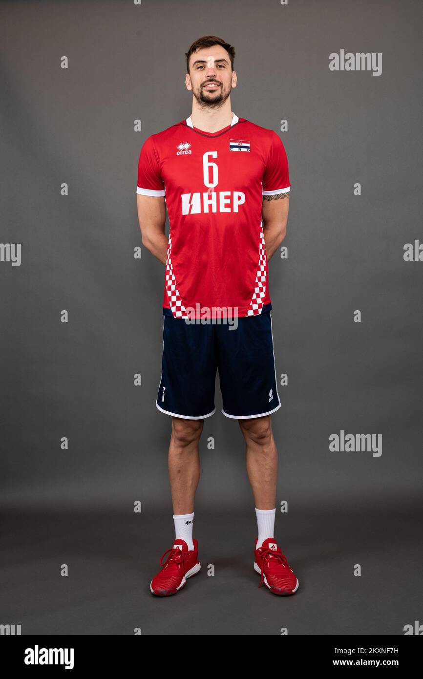 Volleyball player of the Croatian senior volleyball team Ivan Raic in ...