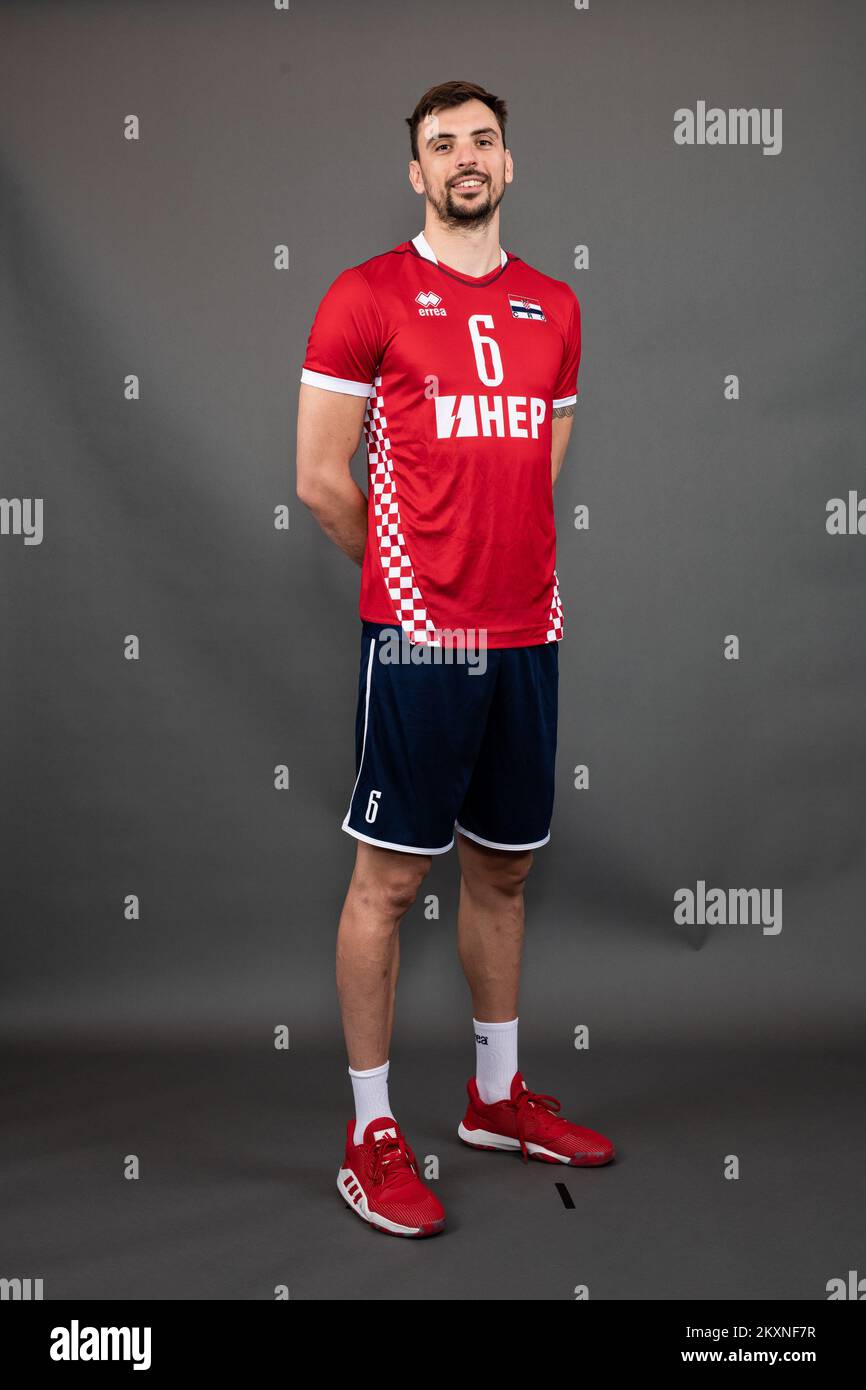 Volleyball player of the Croatian senior volleyball team Ivan Raic in ...
